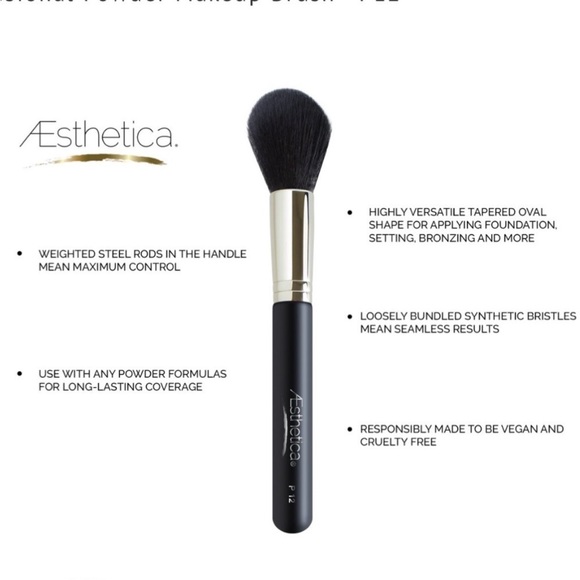 Aesthetica | Makeup | Aesthetica P2 Powder Makeup Brush | Poshmark